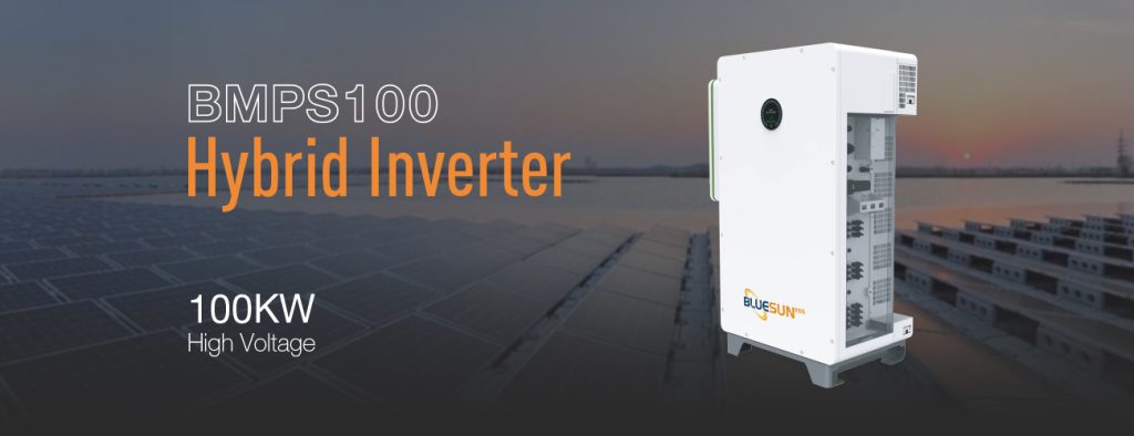 100KW 3-Phase Industrial Hybrid Inverter - Bluesun Solar