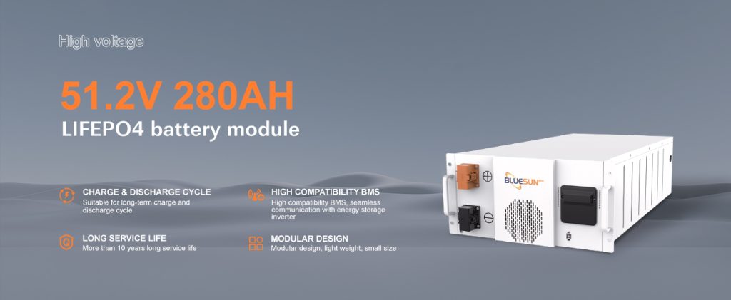 Bluesun Long Life Solar Battery Module 51.2V 280ah - Bluesun Solar