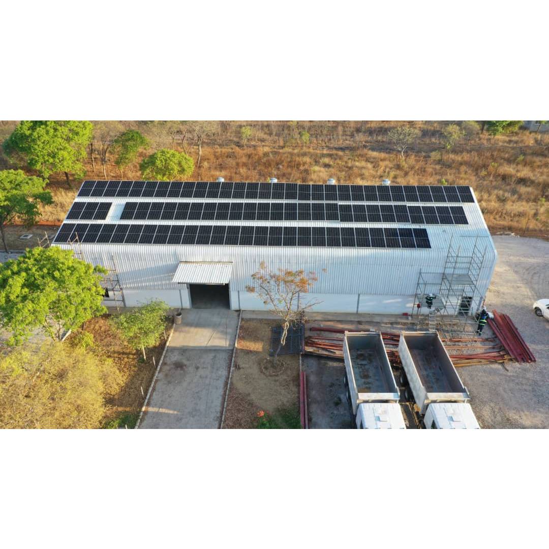 50kw Solar System in Zambia - Bluesun Solar