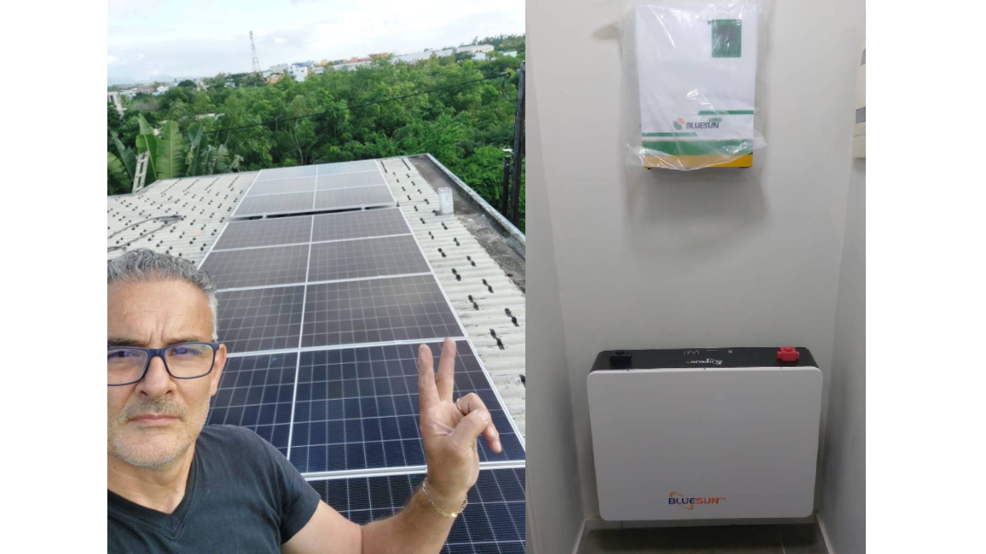 5.5KW Solar System in Mauritius - Bluesun Solar