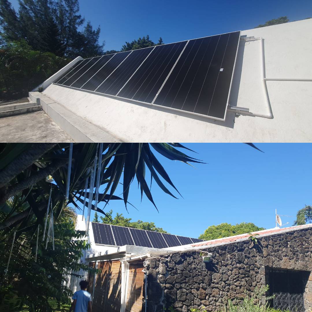 5.5KW Solar System in Mauritius - Bluesun Solar